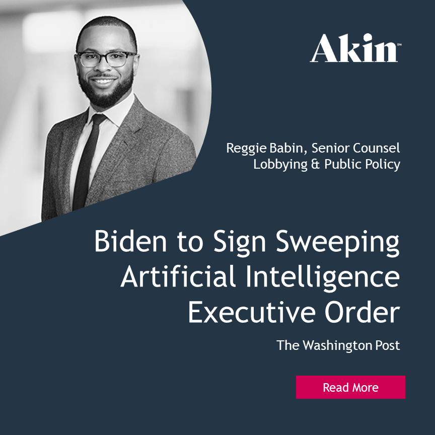 The Washington Post Quotes Reggie Babin on Imminent AI Executive Order ...