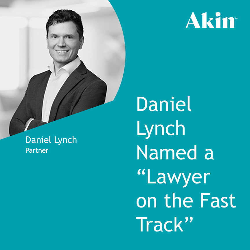 Daniel Lynch Named a Winner in The Recorder’s “Lawyers on the Fast Track” | Akin