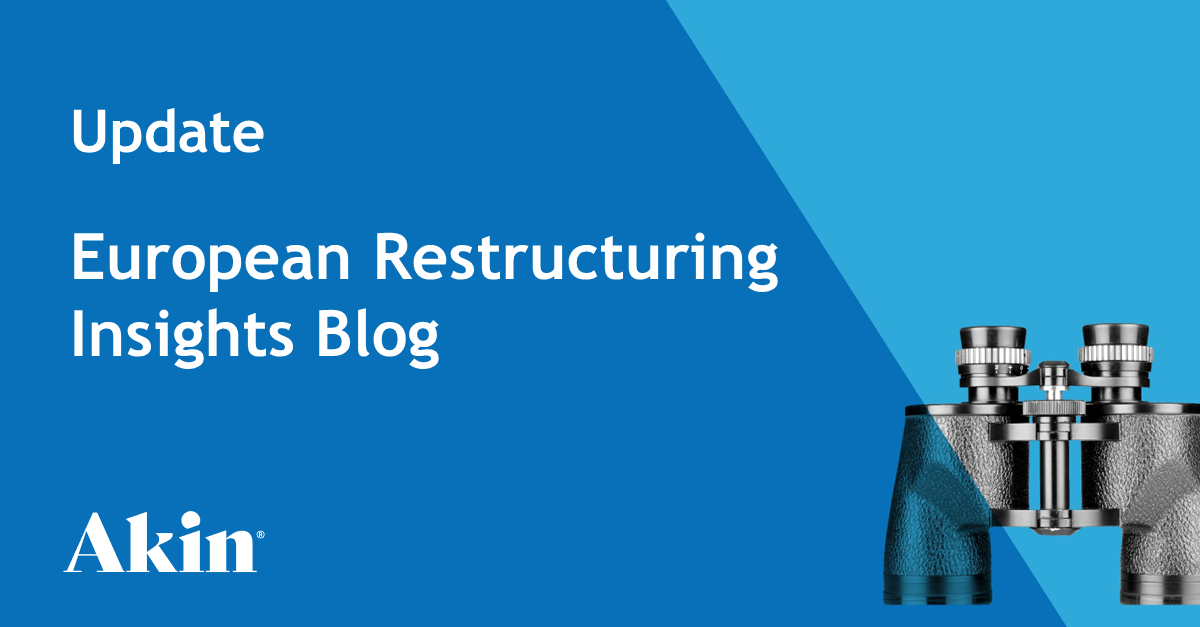 Reflections on Restructurings: UK Sanctions Regulator Clears Path for ...