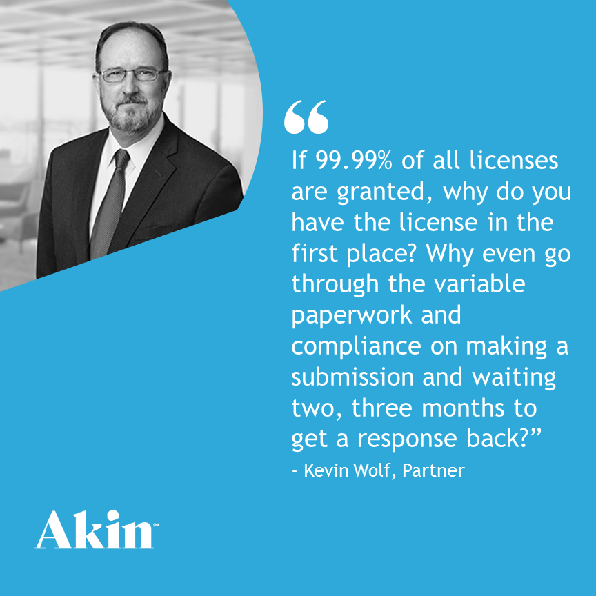 Law360 Quotes Akin Trade Partner Kevin Wolf on Proposal to Relax Arms ...