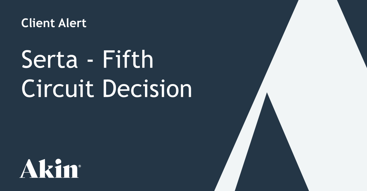 Serta - Fifth Circuit Decision | Akin