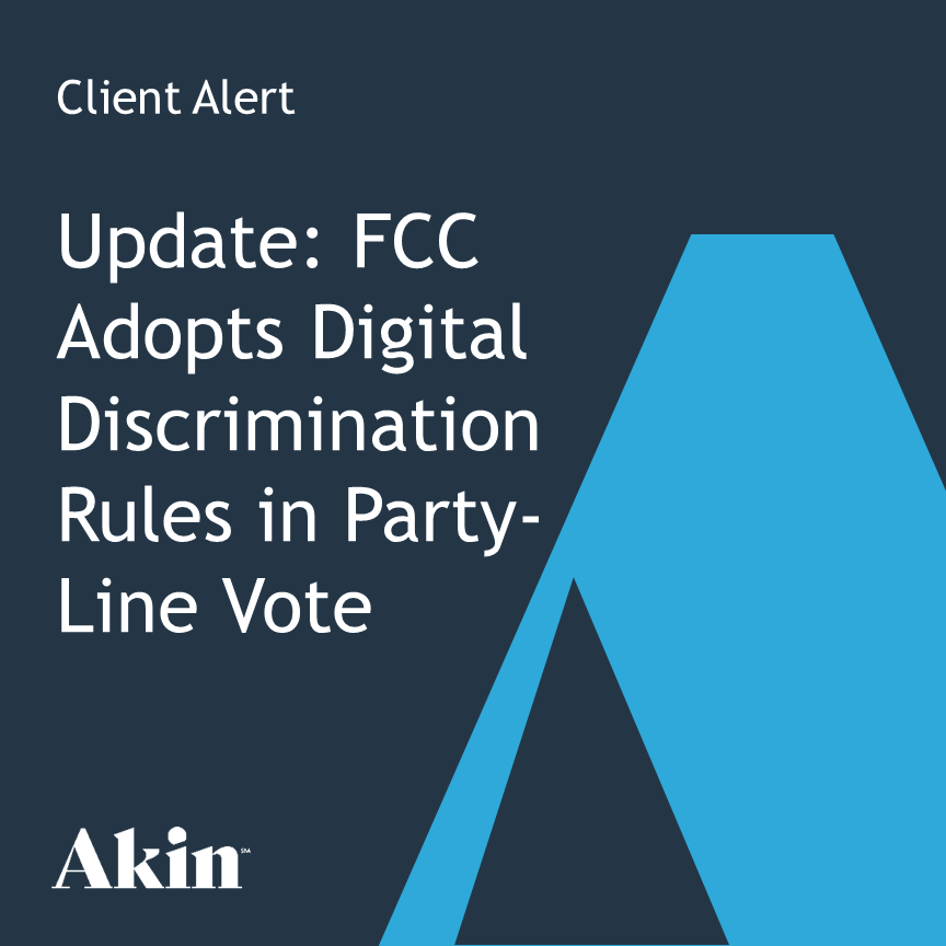 Update: FCC Adopts Digital Discrimination Rules in Party-Line Vote ...