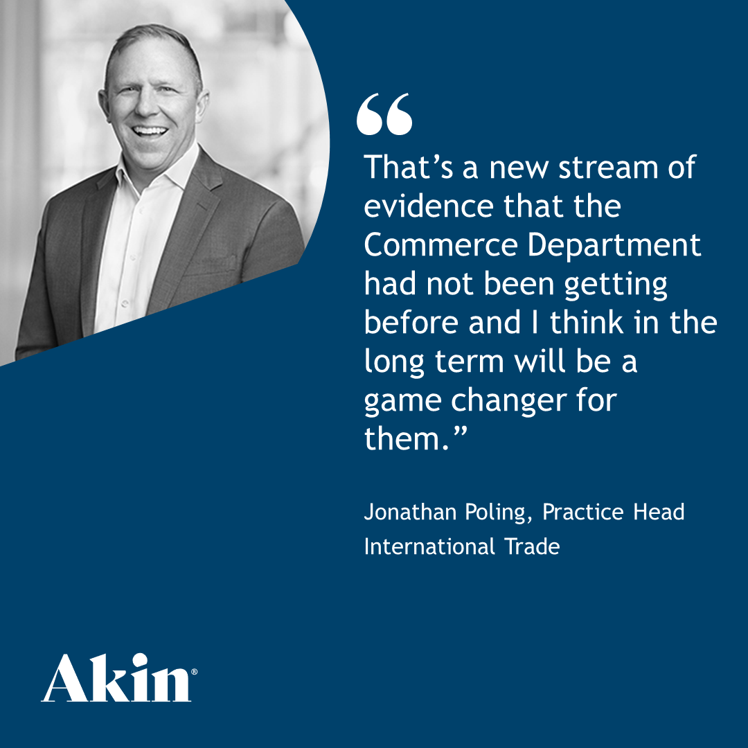 Wall Street Journal Quotes Jonathan Poling on BIS Efforts to Address ...