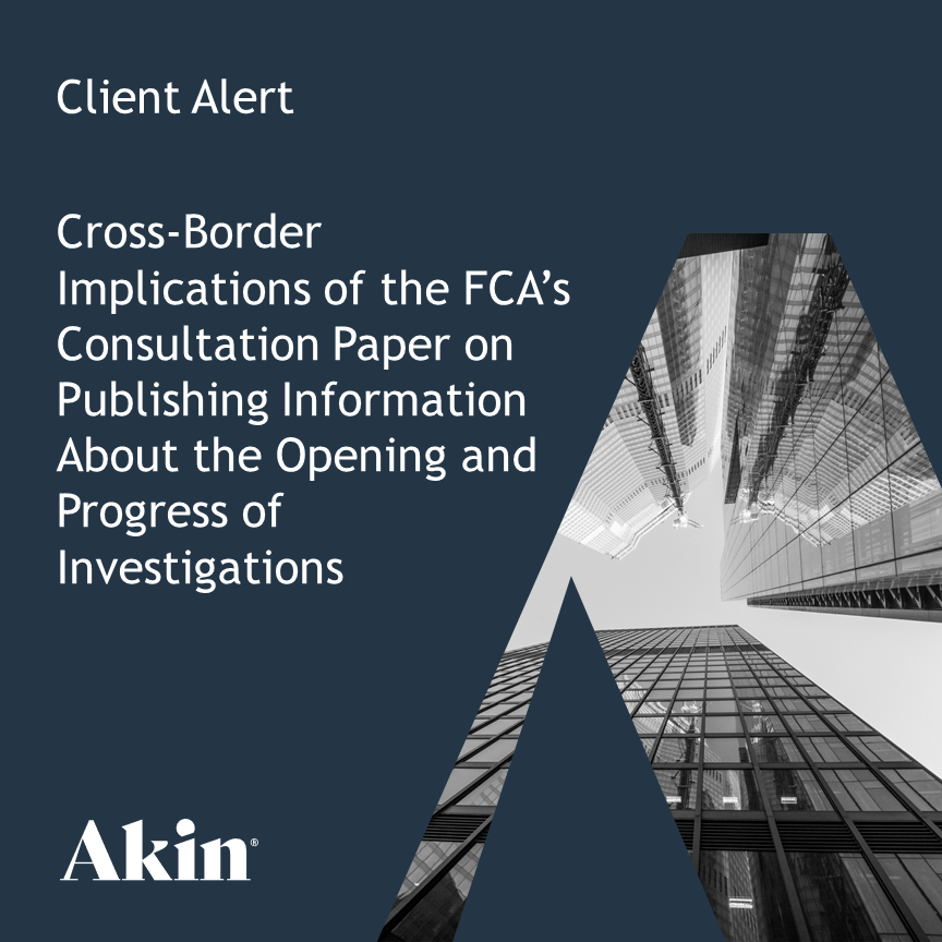 Cross-Border Implications of the FCA’s Consultation Paper on Publishing ...