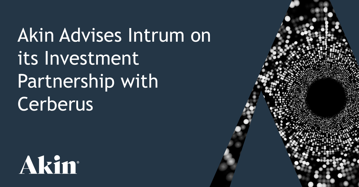 Akin Advises Intrum on its Investment Partnership with Cerberus | Akin