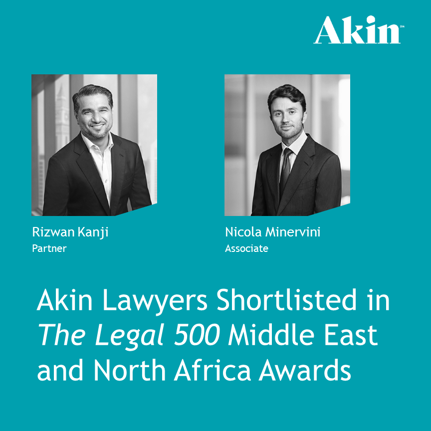 Akin Lawyers Shortlisted In The Legal 500 Middle East And North Africa