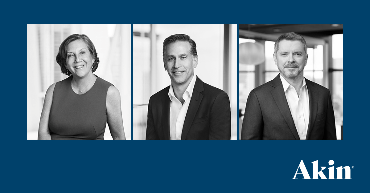 Akin Elects Abid Qureshi and Daniel Walsh as Co-Chairs | Akin