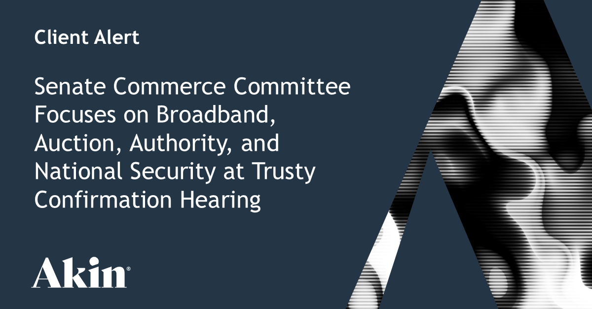 Senate Commerce Committee Focuses on Broadband, Auction Authority and ...