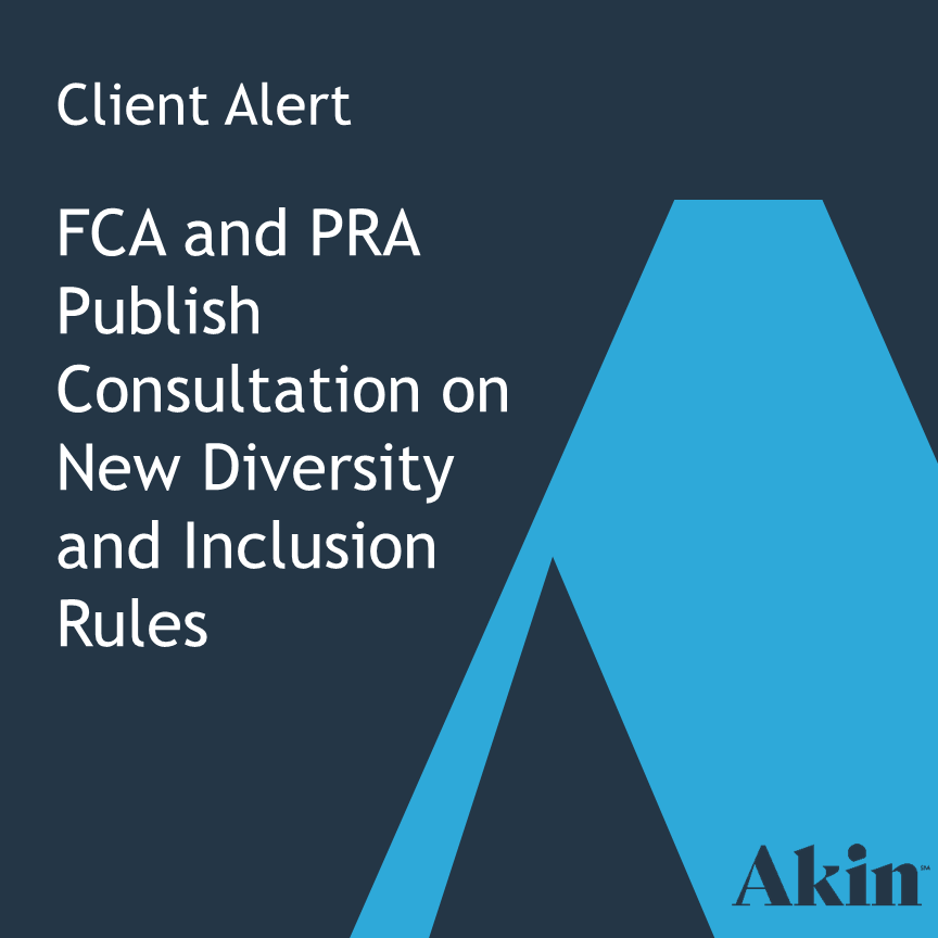FCA and PRA Publish Consultation on New Rules Relating to Diversity and ...