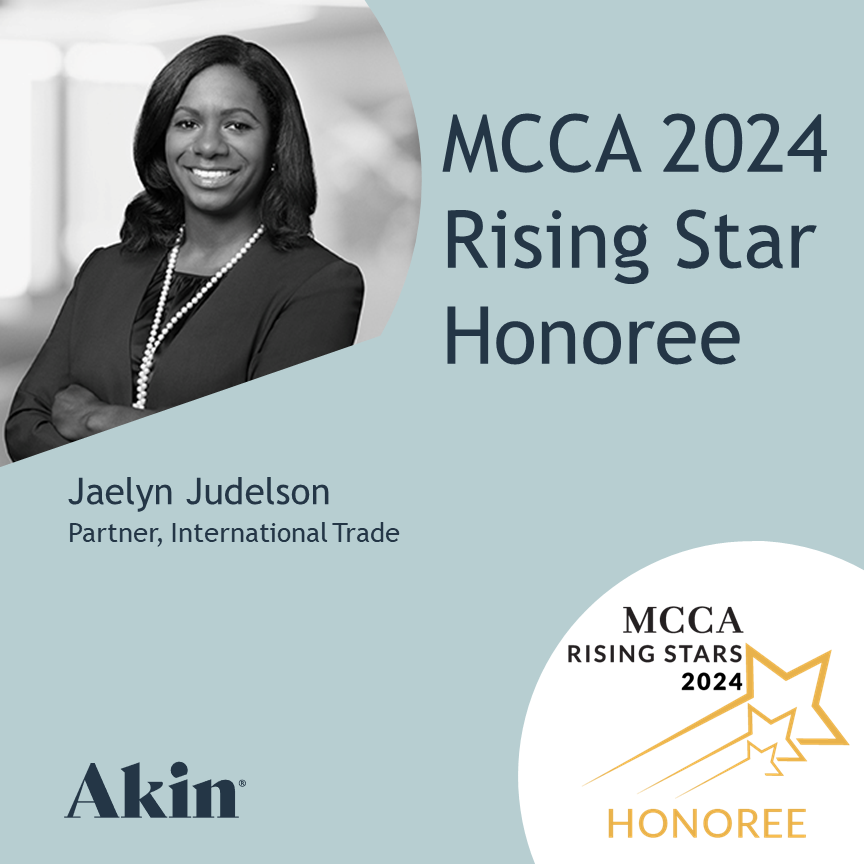 Jaelyn Judelson Named a ‘Rising Star” by Minority Corporate Counsel ...