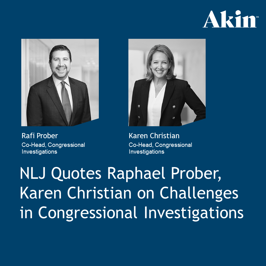 NLJ Quotes Raphael Prober, Karen Christian on Challenges in ...