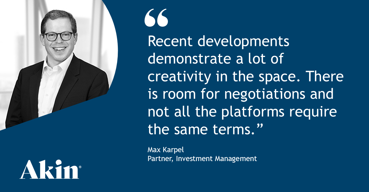 Hedge Fund Alert Quotes Max Karpel on Creative Contract Provisions for ...