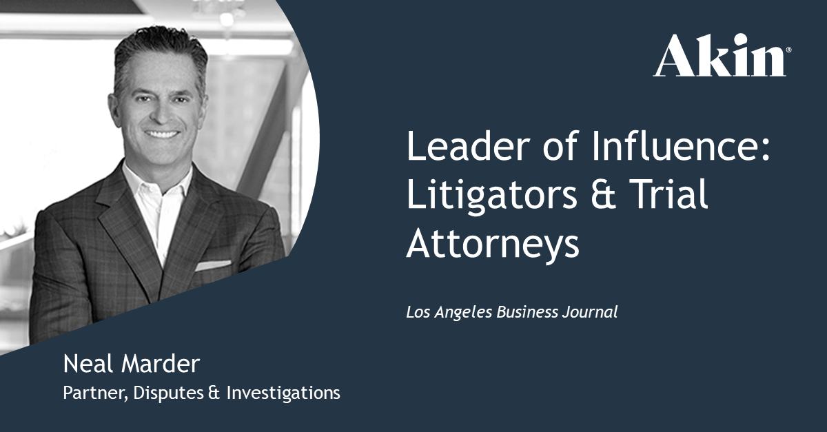 Neal Marder Named a Leading Litigator & Trial Attorney in Los Angeles ...