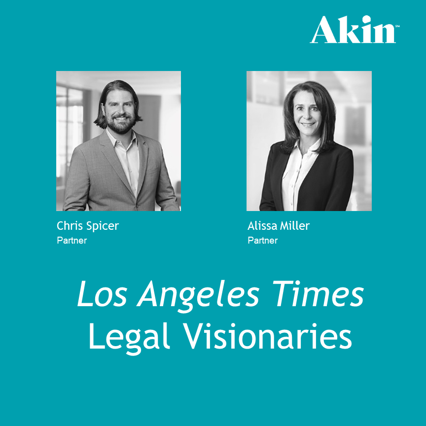 LA Times Names Christopher Spicer, Alissa Miller Among SoCal’s ‘Legal ...